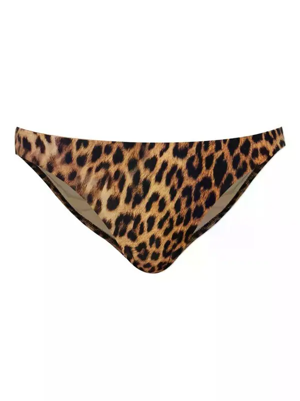 Melissa Odabash Prague Animal-print Bikini Bottom - Brown