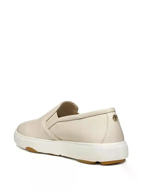 Geox Leather Slip-on Sneakers