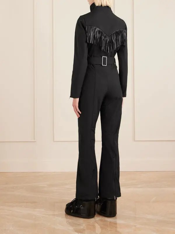 WE NORWEGIANS Western Fringed Belted Ski Suit