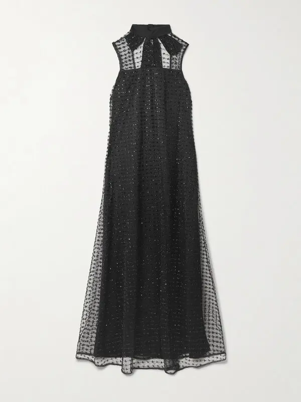 Staud Albee Embellished Maxi Dress