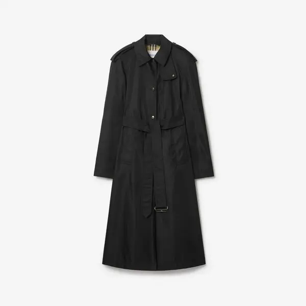 Burberry Nylon Hooded Car Coat