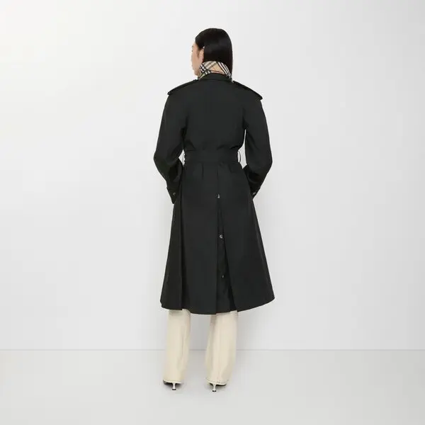 Burberry Nylon Hooded Car Coat