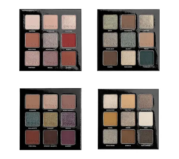 SIGMA BEAUTY S 4-piece On-the-go Palette Set - One-color