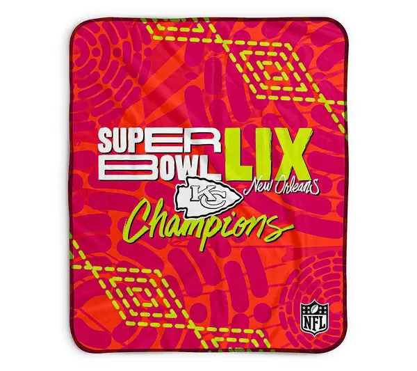 PEGASUS SPORTS Kc Chiefs Super Bowl Lix Champs Anket - One-color