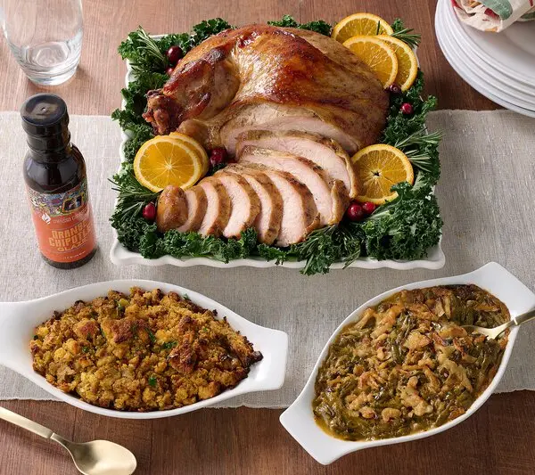 MELISSA COOKSTON 6lb Smoked French Cut Turkey Breast & Sides - One-color
