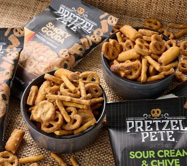 PRETZEL PETE 1 Oz. Single Serve Pretzel Medley Bags - One-color