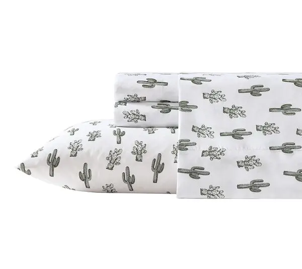 Wrangler Cacti Green King Microfiber Sheet Set