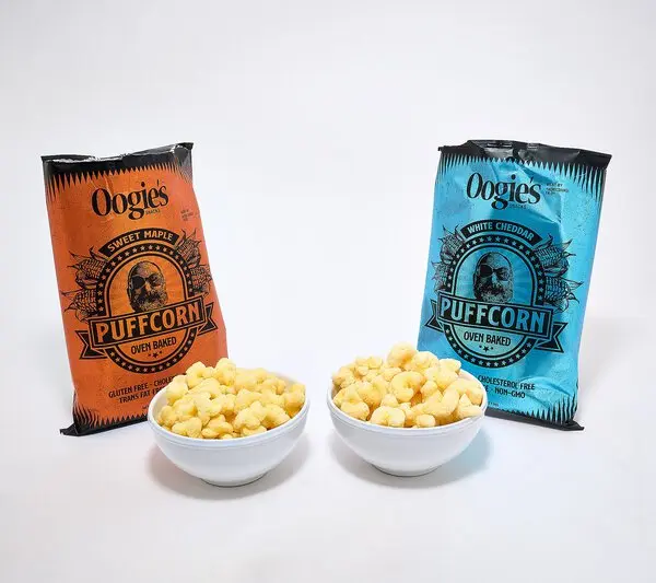 OOGIE'S SNACKS Set Of 12 4oz Bags Of Oven Baked Puffcorn - One-color