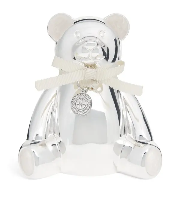 Harrods Plated Bear Money Box - Silver