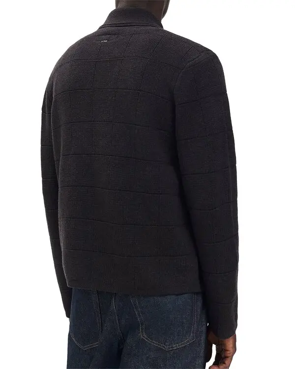 Rag & Bone Melrose Window Pane Full Zip Sweater