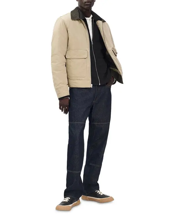 Rag & Bone Melrose Window Pane Full Zip Sweater