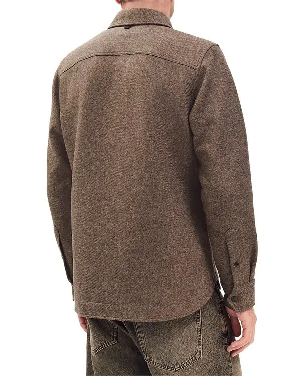 Rag & Bone Chelsea Snap Front Wool Shirt