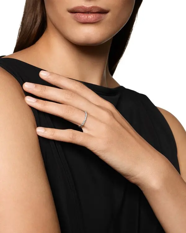 David Yurman Cable Collectibles Stack Ring - Silver