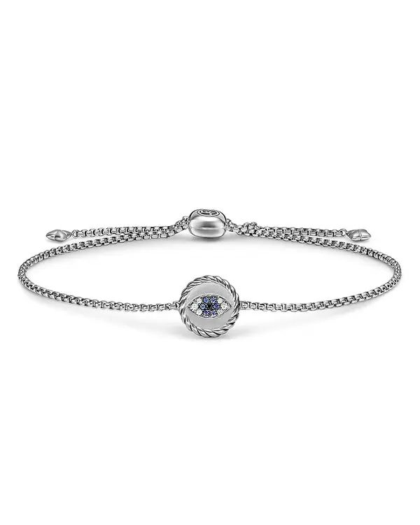 David Yurman Evil Eye Bracelet - Silver
