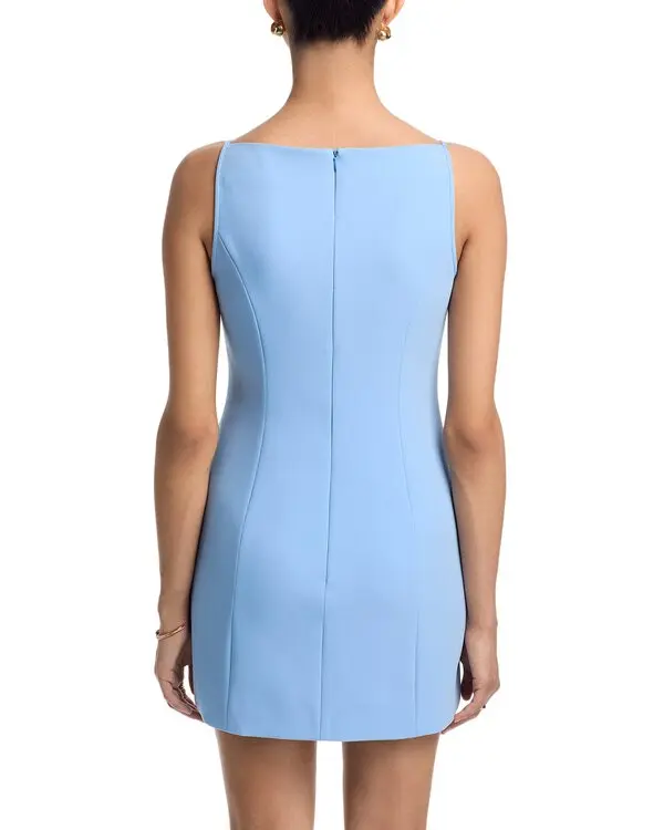 French Connection Azra Twill Mini Dress - Blue Hydrangea