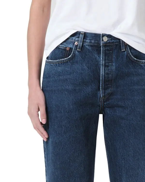 AGOLDE Fran High Rise Straight Jeans