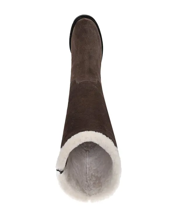 Vince Sibelle Shearling Boots - Truffle