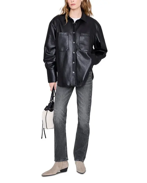 ANINE BING Dante Shirt - Black