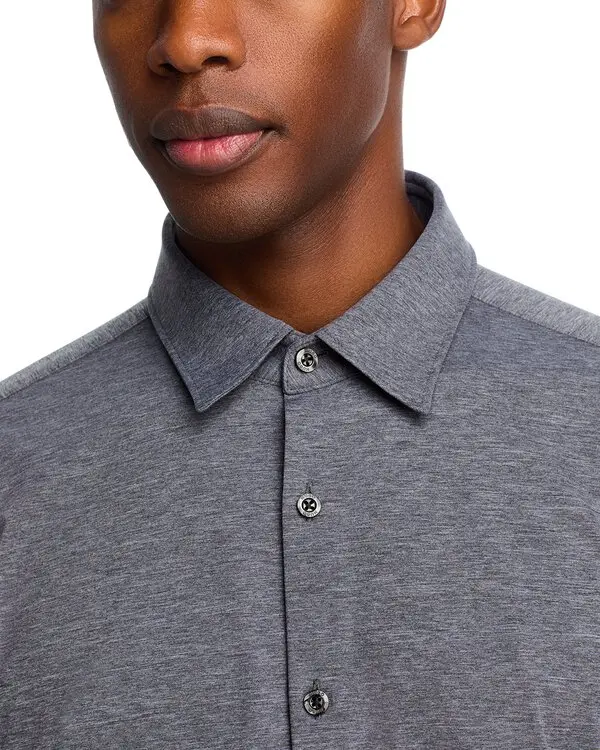 Hugo Ermo Slim Fit Button Down Shirt - Charcoal