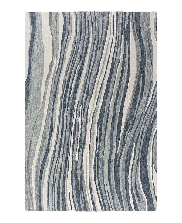 LR HOME Kindora Tah-652 Area Rug 7'9x9'9 - Blue