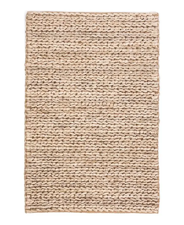 DASH & ALBERT Dash Albert Annie Selke Rda443 Jute Woven Area Rug, 2'6x8'0 - Tan/beige