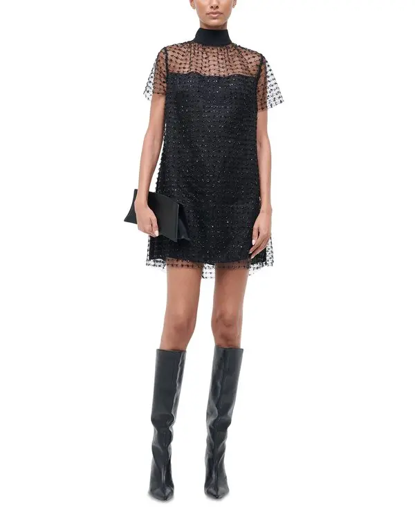 stardust black dress Out From Under Stardust Slip Dress – Eva's Shop