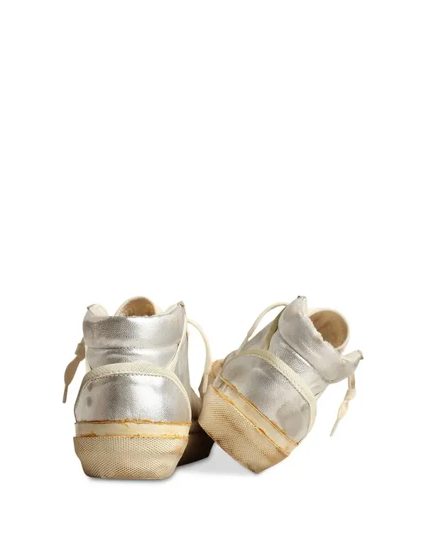 GOLDEN GOOSE Mid Star 2 Laminated Sneakers