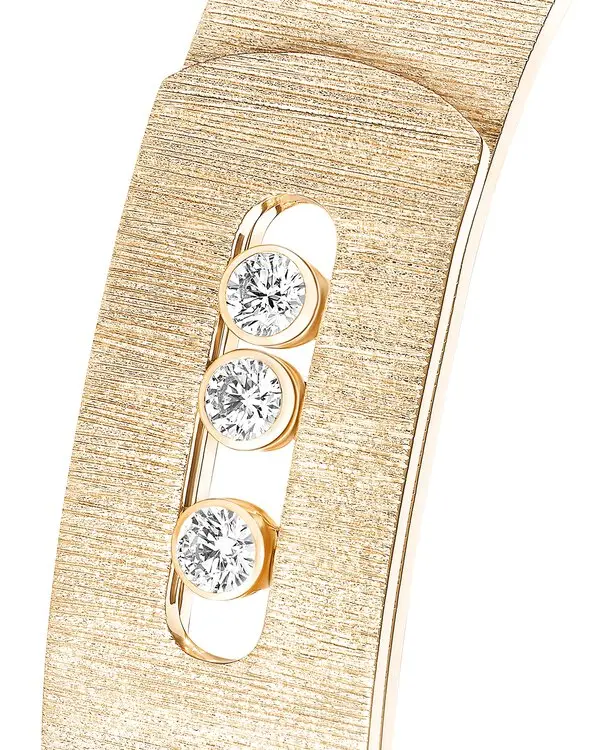 Messika 18k Yellow Diamond Move Noa Cisele Cuff Bracelet