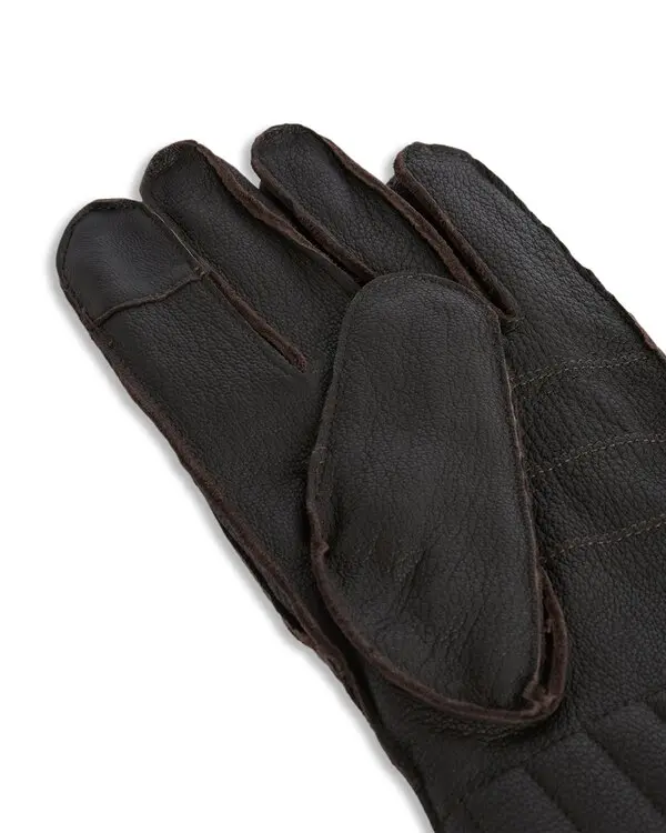 Barbour Leather Utility Gloves - Brown