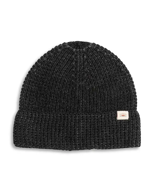Faherty Brand Waffle Knit Beanie - Ash
