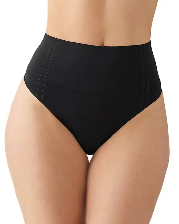 Wacoal Smooth Series Shaping Thong - Black