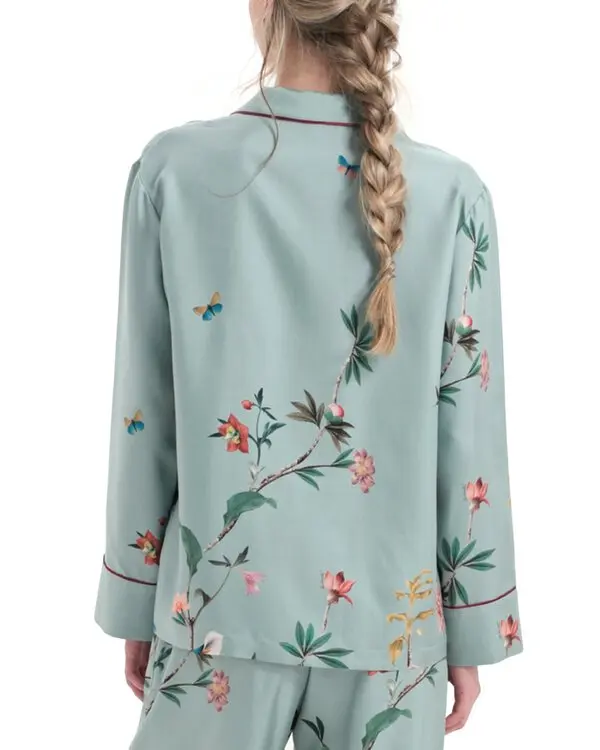 La DoubleJ Silk Pajama Shirt