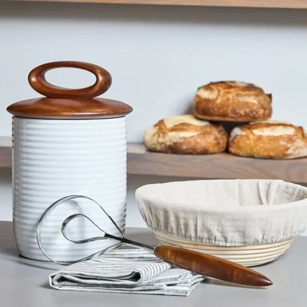 NAMBE Breaking Bread Canisters, Set Of Three
