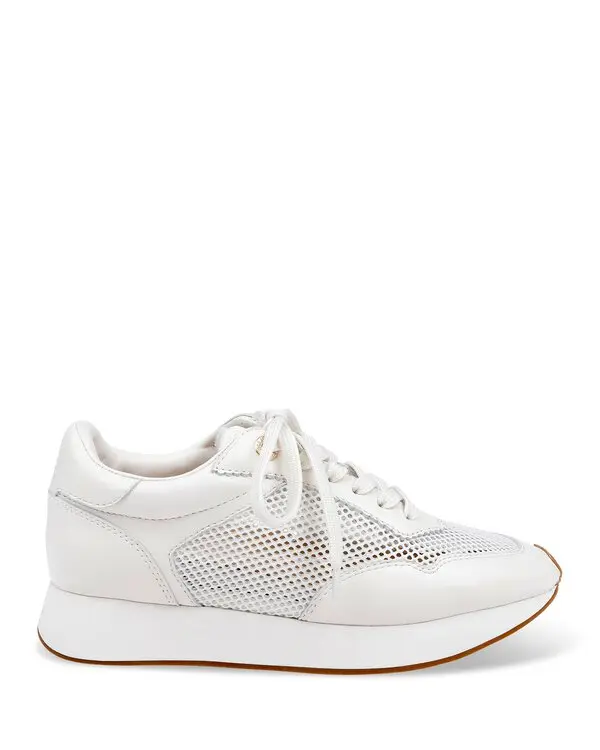L'Agence Deepa Sneakers - White Leather