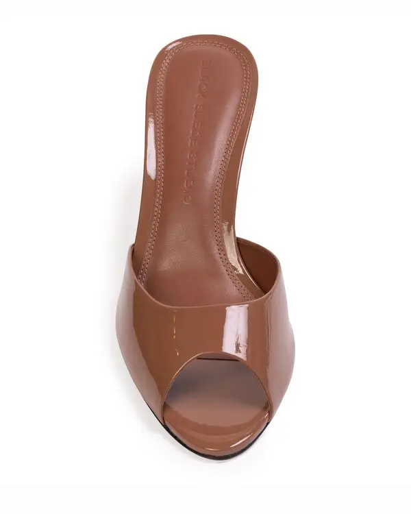 BLACK SUEDE STUDIO Heeled Mules - Mousse Patent
