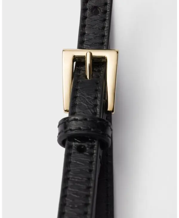 Prada Leather Belt - Black