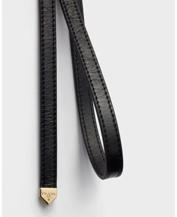 Prada Leather Belt - Black