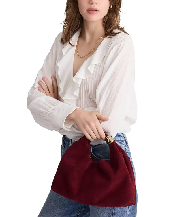 Madewell The Mini Suede Ring Pouch