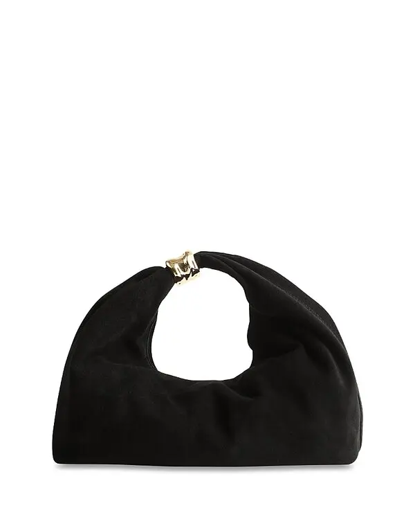 Madewell The Mini Suede Ring Pouch - True Black