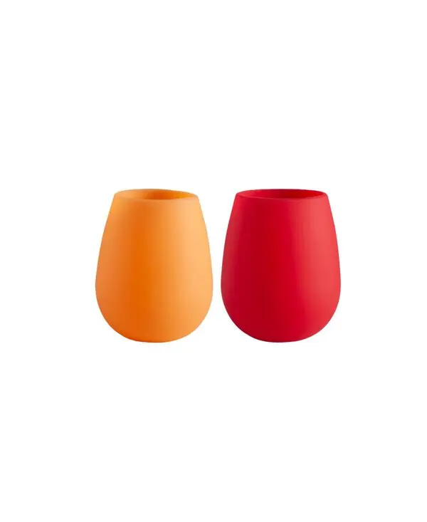 PORTER GREEN Fegg Silicone Unbreakable Glasses Set Of 4 - Summer