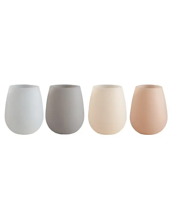 PORTER GREEN Fegg Silicone Unbreakable Glasses Set Of 4 - Winter