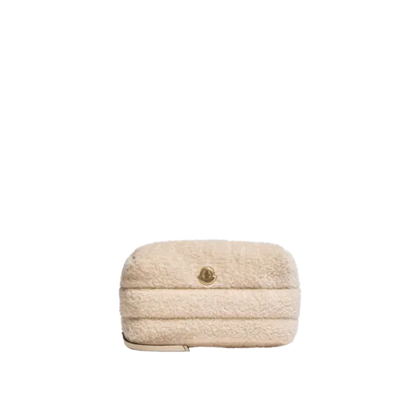 Moncler Caradoc Teddy Pouch - White