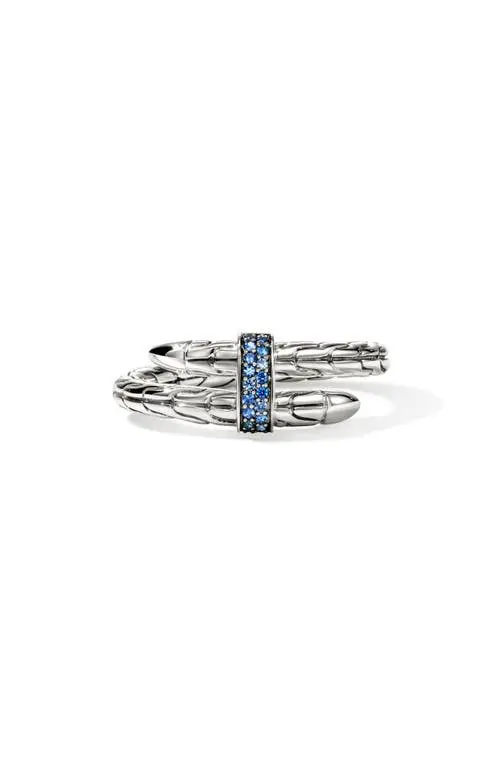 John Hardy Spear Flex Ring - Blue Sapphire
