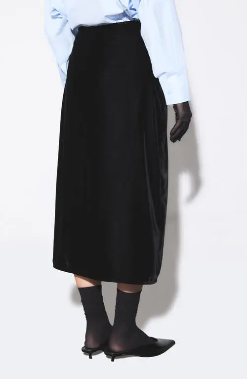 Deluc Mason Velvet Midi Skirt