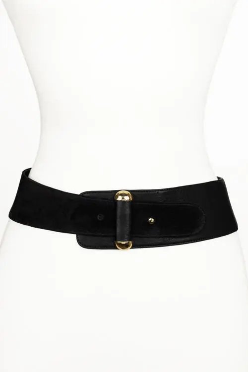 RAINA BELTS Vixen Color Block Belt - Black