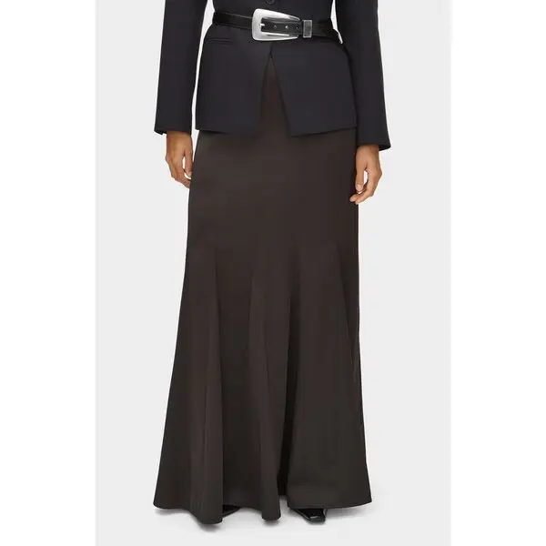 ALIGNE Antonio Satin Maxi Skirt