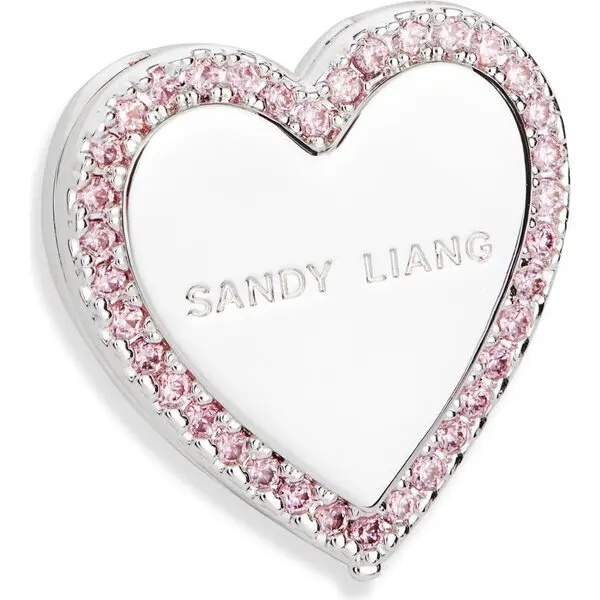 Sandy Liang Heart Mirror Ring - Silver