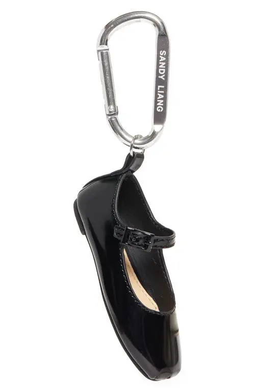Sandy Liang Mary Jane Pointe Leather Bag Charm