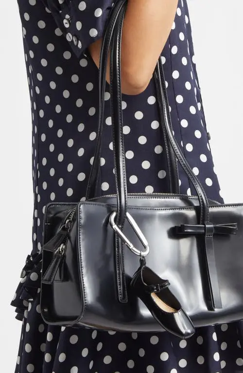 Sandy Liang Mary Jane Pointe Leather Bag Charm