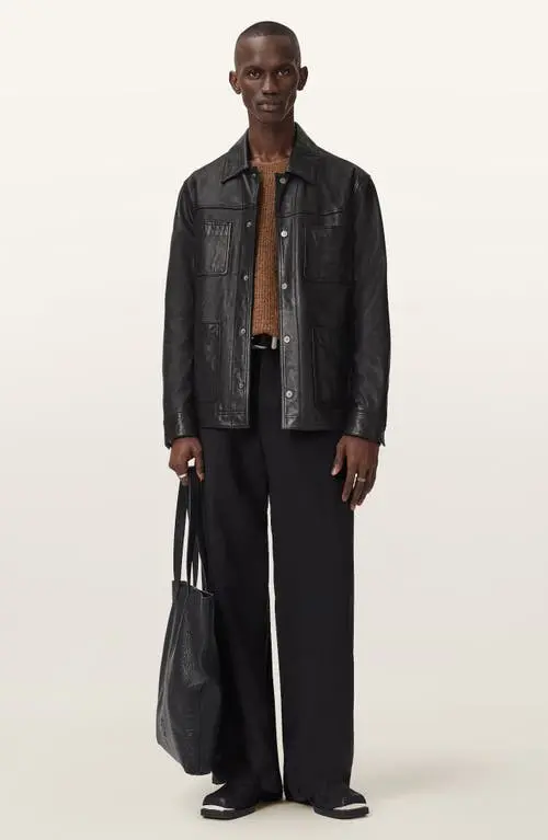 ALLSAINTS Saxon Leather Jacket